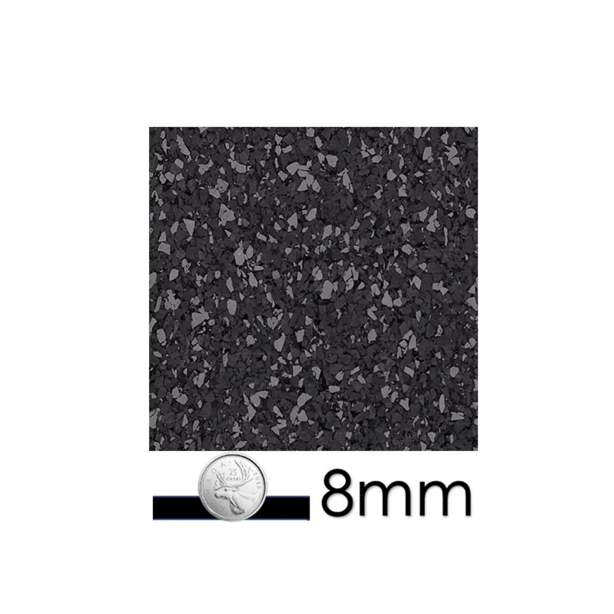 Ecore Basic Fit Designer Rubber Interlocking Tiles | Durable Gym Flooring