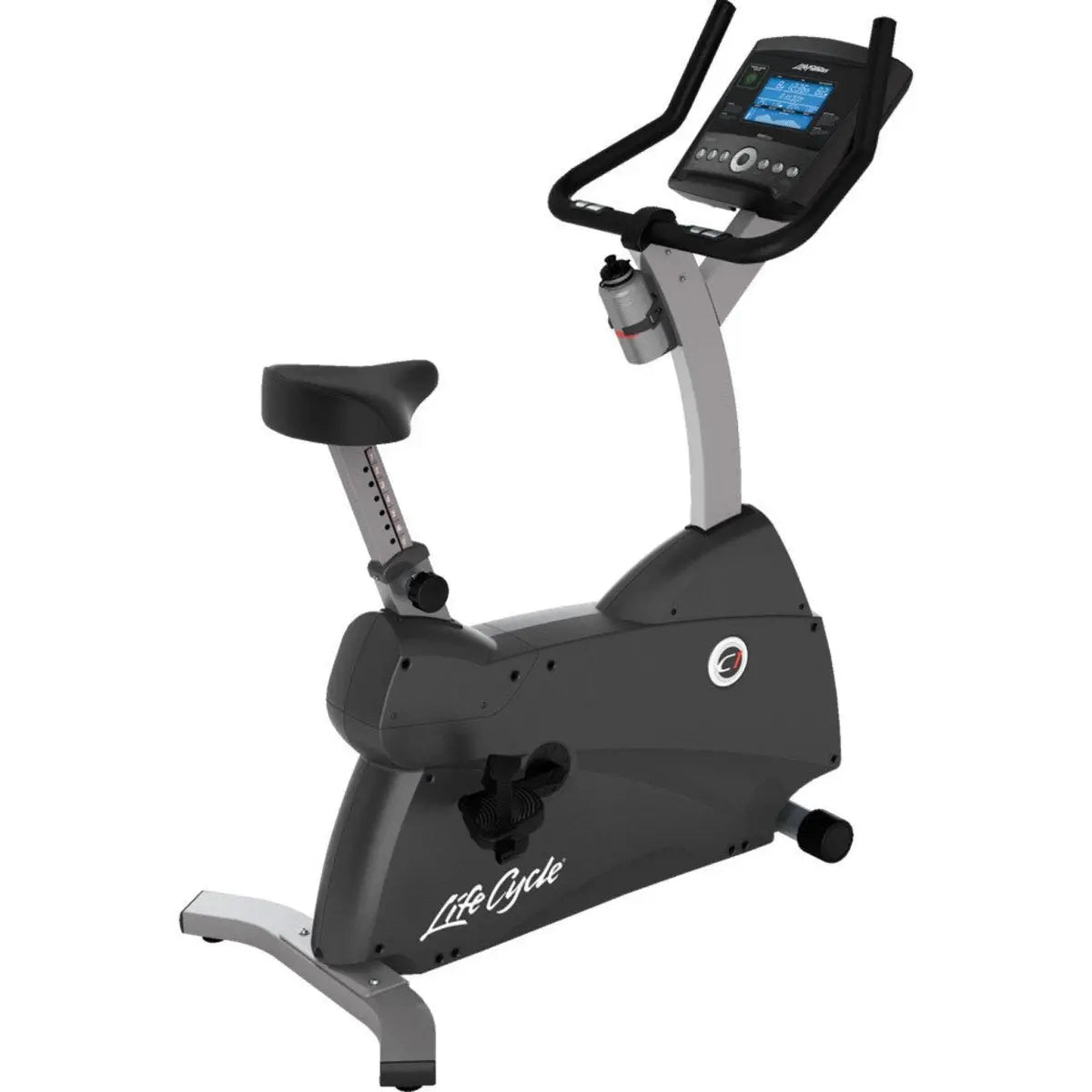 Life Fitness C1 Upright Cycle – Quiet, Compact Cardio Bike for Home